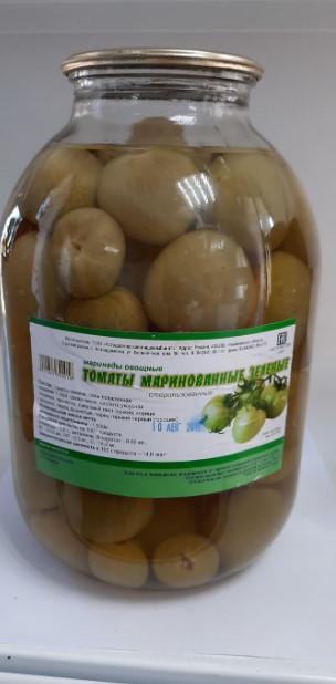 Томаты зеленые, 3 литра. от производителя ООО «Астрадамовка».. Каталог ...