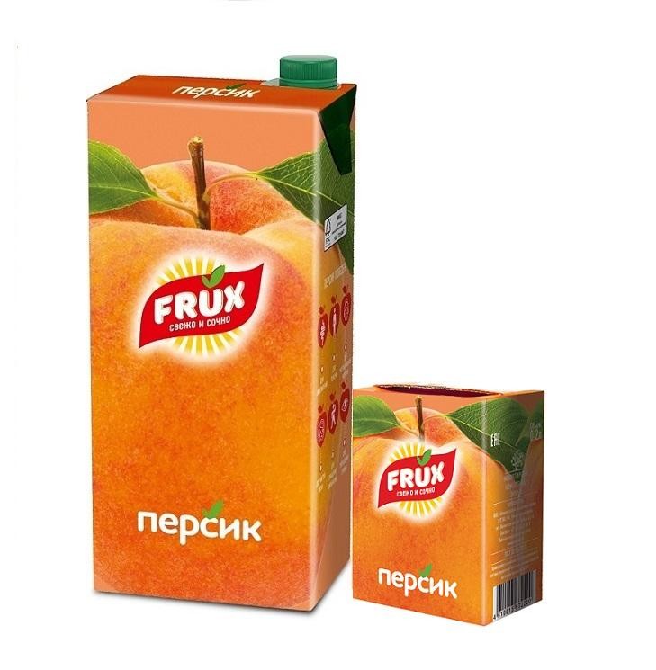 Сок персиковый «Frux» от производителя ТМ «Соки Крыма». Каталог 2025 ...