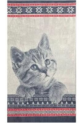 Полотенце махровое с принтом «Котик» и «Зайчик» от производителя «Ясон ...