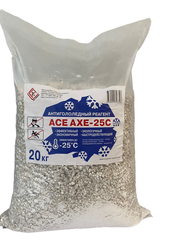 Противогололедный реагент «Ace Axe» -25C от производителя Производитель химической продукции ...
