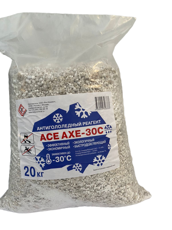 Противогололедный реагент «Ace Axe» -31C от производителя Производитель химической продукции ...