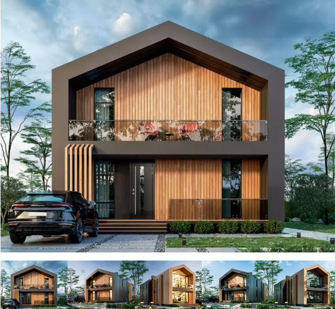 Проект дома KDR – 101 от производителя Строительная компания «Дом 55 ...