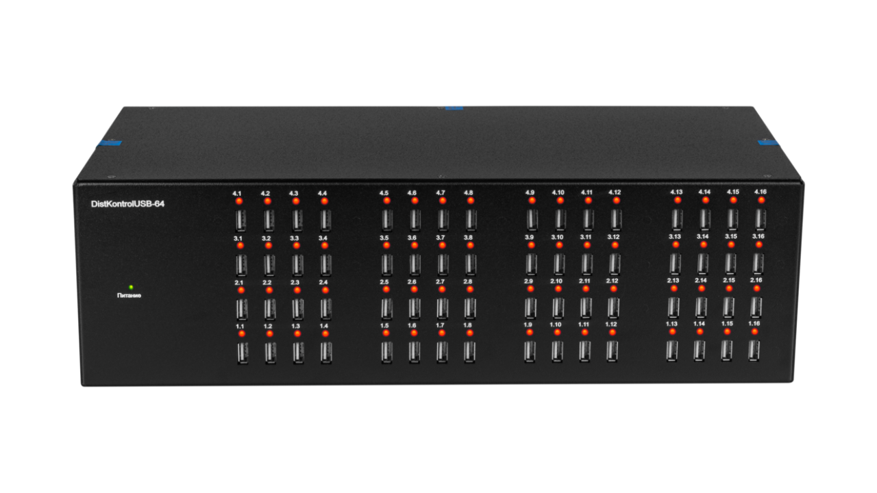 USB over IP концентратор DistKontrolUSB-64 от производителя ...